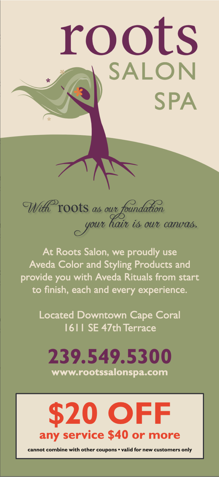 Roots salon | Services